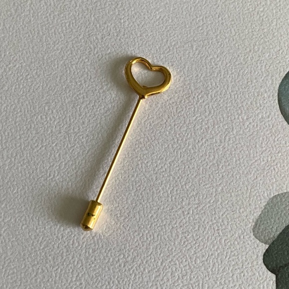 Jewelry | Vintage Open Heart Pin | Poshmark